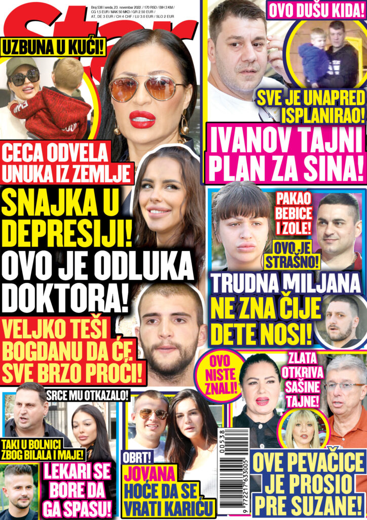 NOVI STAR! Ceca hitno sklonila unuka, Bogdana nije dobro! OBRT: Ivan ... NOVI STAR! Ceca hitno sklonila unuka, Bogdana nije dobro! OBRT: Ivan ...