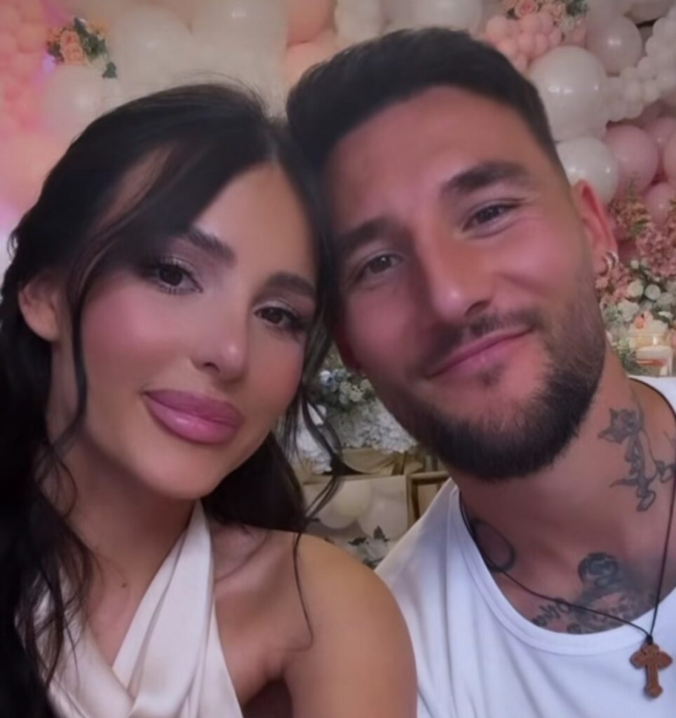 Anastasija i Nemanja Gudelj proslavili su prvu godišnjicu braka